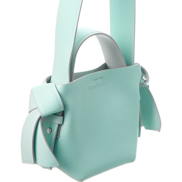 Acne Studios | Bags | Acne Studios Musubi Micro Leather Tote Green ...